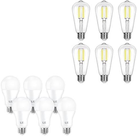 LE 丨 Lepro Bundle - E26 14W Warm White 2700K LED Light Bulbs Non ...