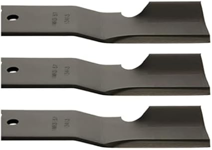 Amazon.com : qdyzpp 3 Lawn Mower Blades for 52 Inch Deck Bush Hog ...