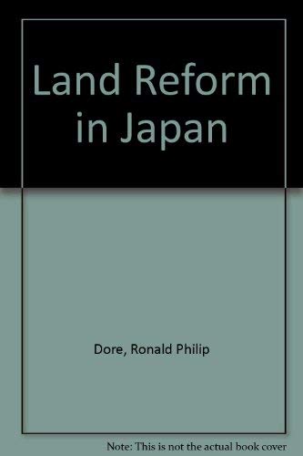 Amazon.co.jp: Land Reform in Japan : 本