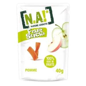 Amazon.com: Nature Addicts N. A! Fruit Sticks Pomme 40g