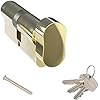 Door Lock with Keys - Thumb Turn Euro Cylinder Barrel Lock - 6 Pin Anti ...
