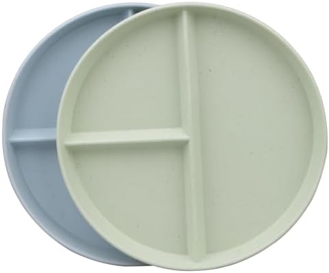 Amazon.com | WAYGYMBBD Portion Control Plate For Weight Loss 9 Inch ...