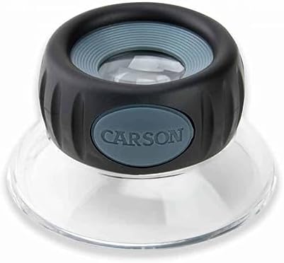 Amazon.com: Carson LumiLoupe Plus 17.5x Power Stand Loupe Magnifier ...