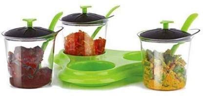 Buy RATRIC 3 In 1 Multipurpose Dining Pickle Storage Jars with Lids and ...