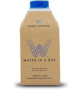 Water in a Box Flavoured Pure Spring Water 12 x 500ml Cartons | 100% ...