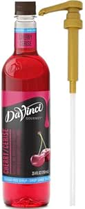 Amazon.com: DaVinci Gourmet Sugar-Free Cherry Syrup, 750 ml Plastic ...