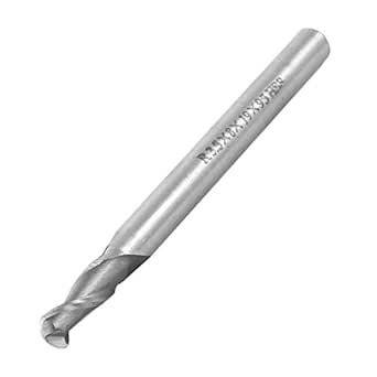 Aexit 7mmx8mmx19mmx95mm 2 Router Bits Flutes High Speed Steel Straight ...