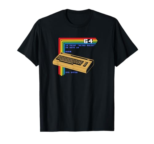 8-Bit Forever: Commodore 64 and VIC-20 T-shirts - 80s Heaven