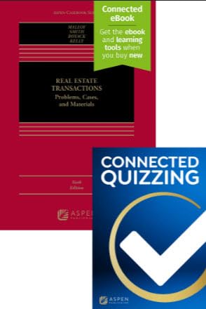 Bundle: Real Estate Transactions: Problems, Cases, and Materials, Sixth ...