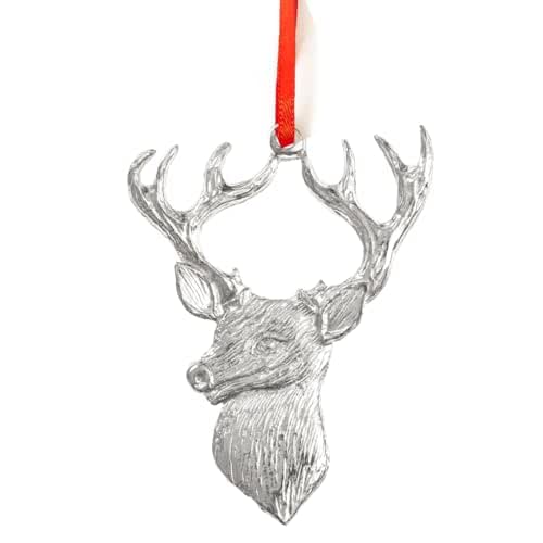 Amazon.com: Handmade Deer Christmas Ornaments for Tree - Deer Hunter ...