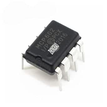 Microchip MCP602-I/P MCP602 Dual Operational Op-Amp 2.8MHZ 2.3V/us DIP-8 Breadboard-Friendly ...
