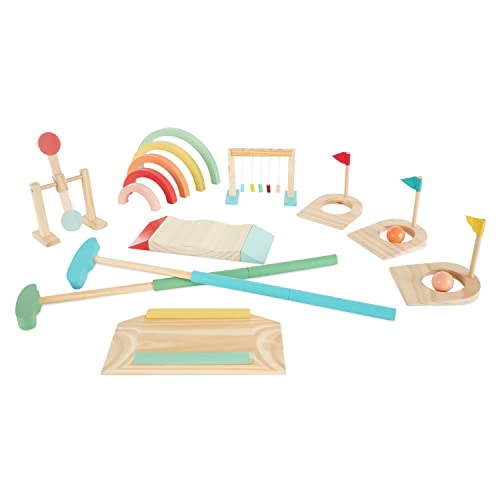 Kids Mini Golf - Wooden Indoor and Outdoor Golf Set - Educational Toys ...
