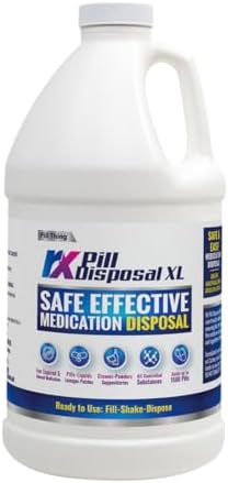 Amazon.com: RX Pill Disposal XL, Safe Effective Solution, Destroy and ...