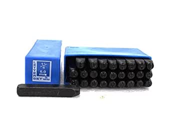 Letter/Alphabet Punch Set 27pcs | 27 Letters (A to Z) | Shiny Black ...