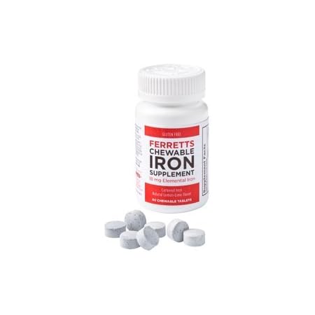 Amazon.com: Pharmics Ferretts Chewable Iron Supplement : Health & Household