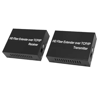 Amazon.com: HD Multimedia Interface Fiber Extender, Over CAT 5E/6 Cable ...