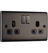 BG Electrical 822/HC-01 Smart Power Socket, Alexa Compatible Double 13 ...