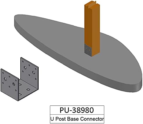 1 Piece of Square Column Foot Connector,Column Base Connector,Corner ...