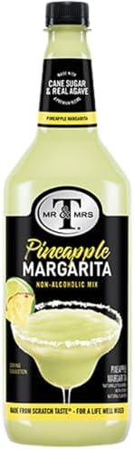 Amazon.com : Mr & Mrs T Pineapple Margarita Mix, 1L Bottle, – Premium ...