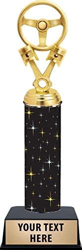 Amazon.com : 11" Auto Wheel/Engine Parts Trophies - Black Midnight Auto ...