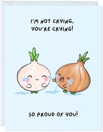 Amazon.com : Old English Co. Cute Good Luck Card for Him or Her ...