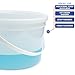 Amazon.com - 1 Gallon Food Safe Freezer Safe Round Plastic Bucket with ...