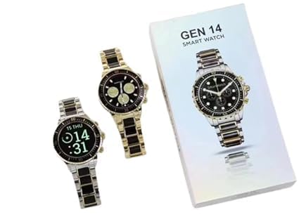 Gen 14 SmartWatch | Trendy Chain Pattern Smartwatch with Bluetooth ...