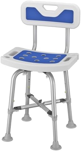 Amazon.com: HOMLAND Shower Chair for Inside Shower with Removable Back ...