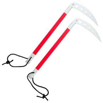Deluxe 12 Inch Warrior Kama, Set of 2, Red - Want It All