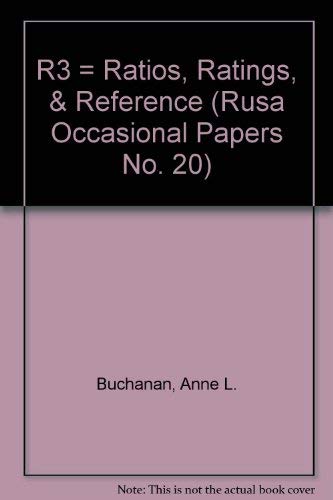Amazon.com: R3 = Ratios, Ratings, & Reference (Rusa Occasional Papers ...