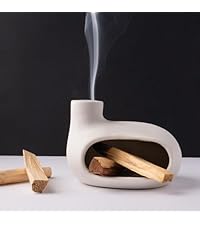 Amazon.com: MOUGIGI Ceramic Chiminea Palo Santo Holder and Burner ...