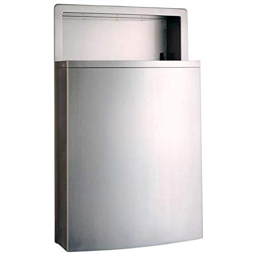 Amazon.com: Bobrick B-43644 Satin Stainless Steel Recessed Waste ...