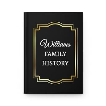 Amazon.com: Family History Hardcover Journal Matte Personalized Last ...