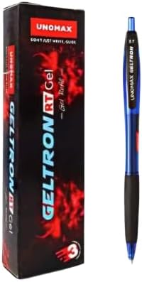Unomax Geltron RT Click Gel Pen| Jumbo Refill| 3 Times Quick Drying ...