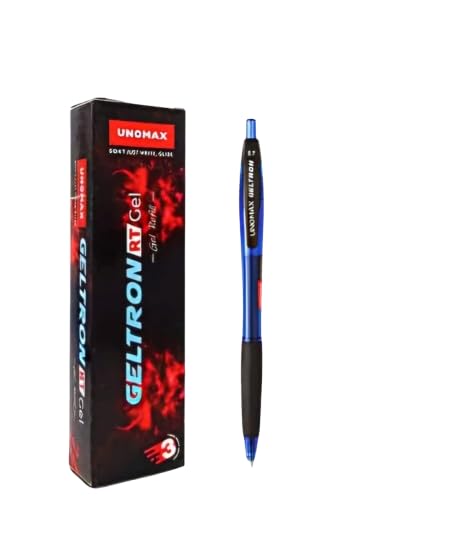 Unomax Geltron RT Click Gel Pen| Jumbo Refill| 3 Times Quick Drying ...