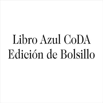 Amazon.com: Libro azul coda edición de bolsillo [CoDA Blue Book Pocket ...