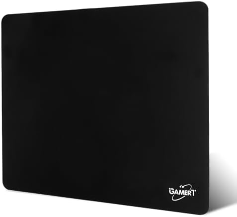 Amazon.co.jp: GamerT グラスゲーミングマウスパッド 滑らかで精度 洗いやすい 耐摩耗性に 強化ガラス eスポーツとオフィス ...