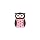 Amazon.com: Polka Dot Owl Nursery Wall Decal - Brown/Pale Pink : Baby