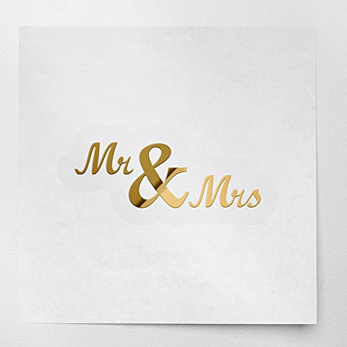 Best Mr and Mrs Stickers for Glasses and Surfaces – Gift Everything
