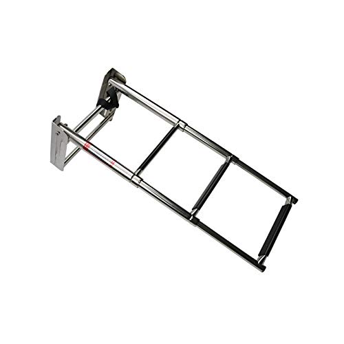 Buy sz mingjin 3 Step Under Platform Slide Boat Ladder Stainless Steel ...