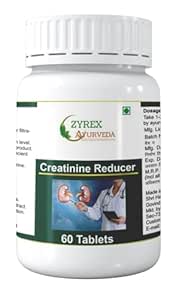 Buy Creatinine Reducer Tablets Pack of 60 Tablets Pure Herbal and Safe ...