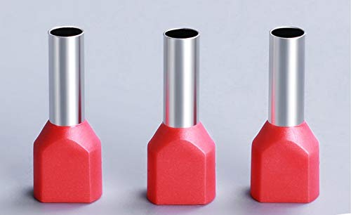 Davitu TE7508 2 X 20 AWG Twin Dual Entry Wire terminator Bootlace ...