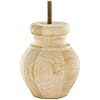4-1/2 in. x 3-1/4 in. Unfinished Solid Hardwood Round Bun Foot - Amazon.com