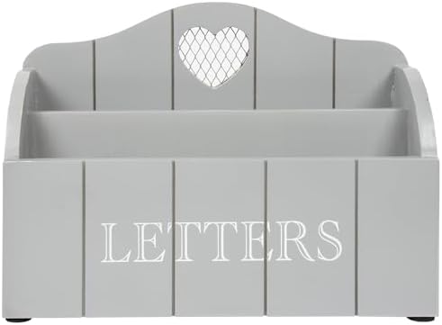 Rustic White Letter Rack With Contrasting Grey Letters Wording and ...