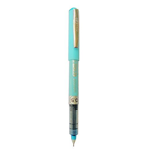 Hauser Tech 5 Liquid Ink Pen Ice Blue Ink Pack of 10 Pen : Amazon.in ...