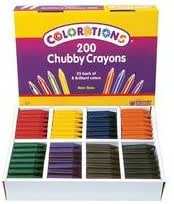 Amazon.com: Colorations Chubby Crayons - Set of 200 : Toys & Games