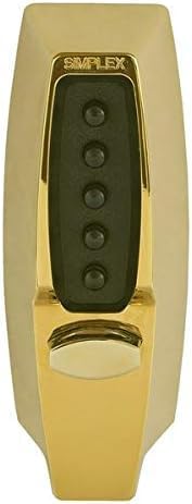 Kaba Simplex 7100 2-3/4 backset, Polished Brass - Entry Door Handle ...