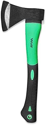 Wulf Premium Heavy Duty Hand Axe with Fiberglass Body Rubberized Handle ...