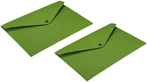 Amazon.com : YOKIVE 2 Pack Felt File Folders, A4 Button Closure ...