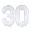 Amazon.com: GOER 42 Inch Light Pink Number 30 Balloons,Jumbo Foil ...